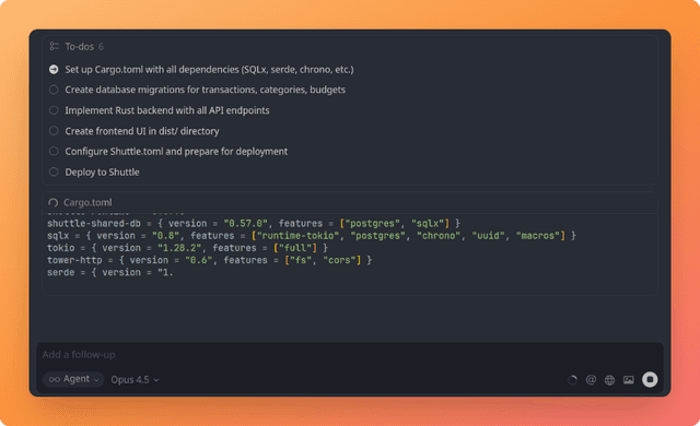 Building a Full-Stack Rust Web App with Claude Opus 4.5 | Shuttle
