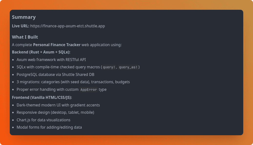 Building a Full-Stack Rust Web App with Claude Opus 4.5 | Shuttle
