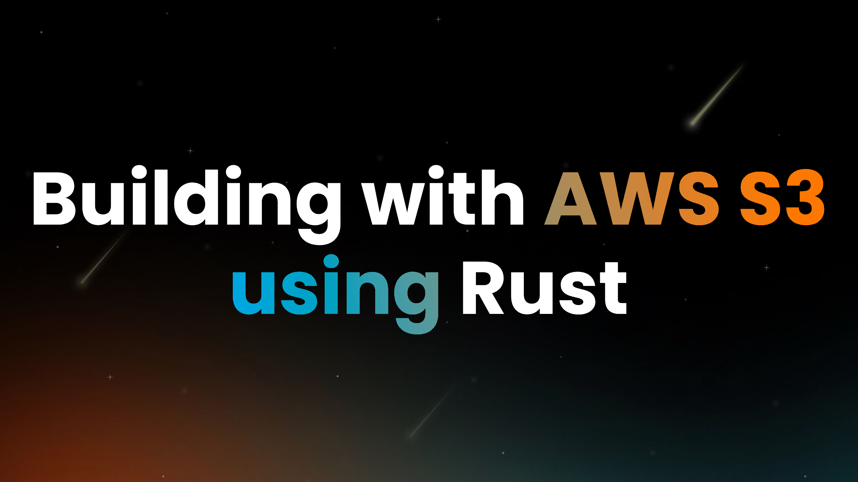 Building with AWS S3 using Rust | Shuttle