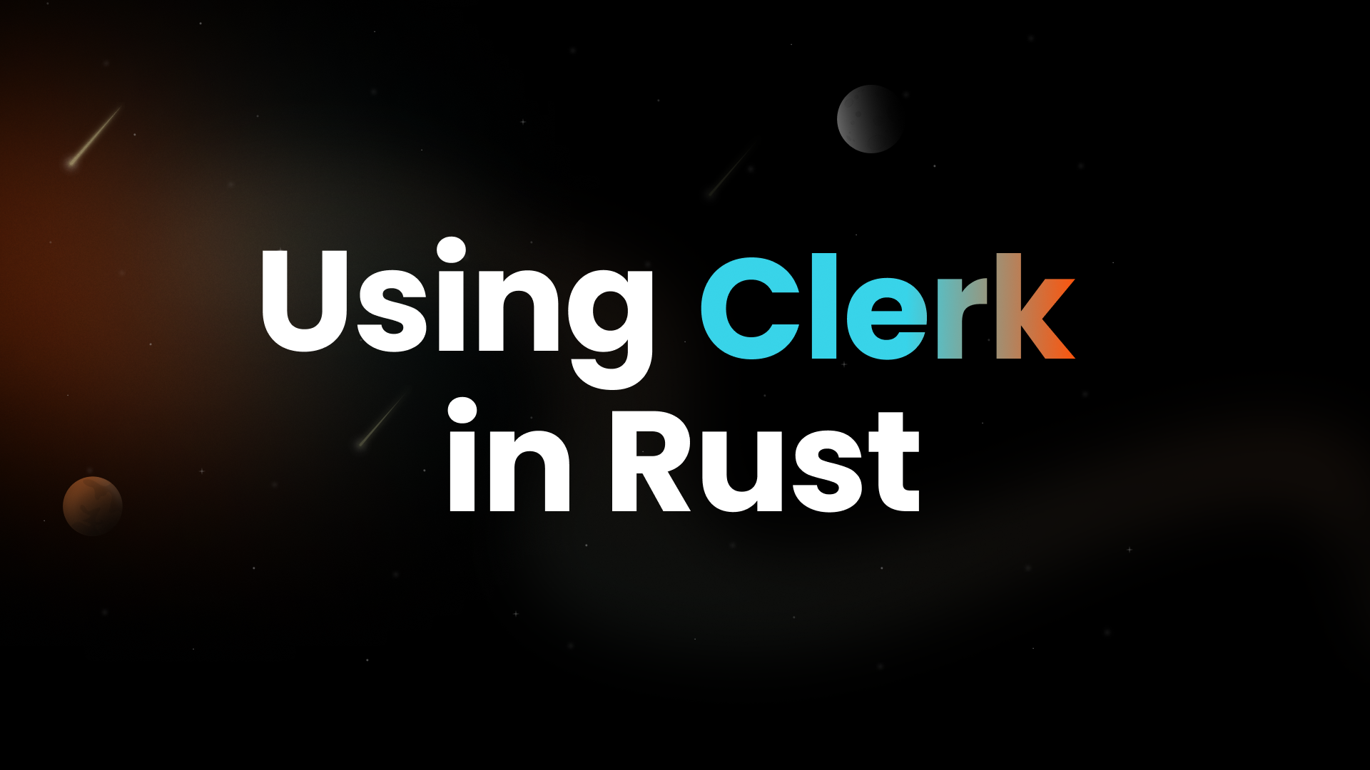 Using Clerk authentication in Rust | Shuttle